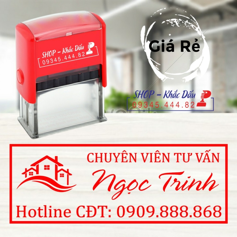 Khắc con dấu tên đẹp - Giá siêu rẻ chỉ từ 80k | Khắc dấu In Ấn